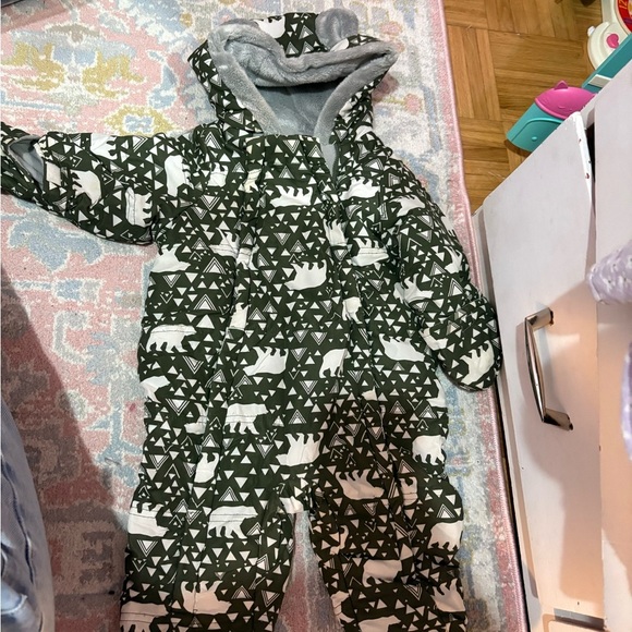 George | Jackets & Coats | George Kids Green And White Snowsuit 62 ...